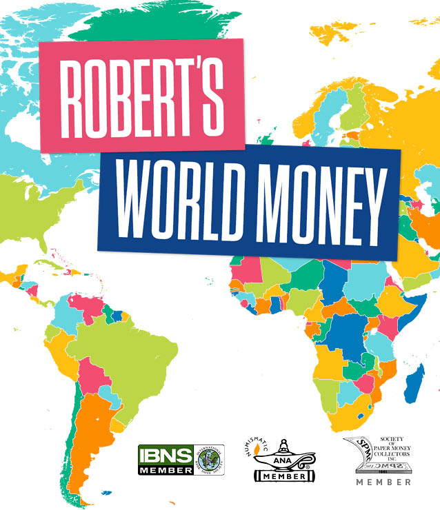 Robert's World Money - World Banknotes and Paper Money for Sale